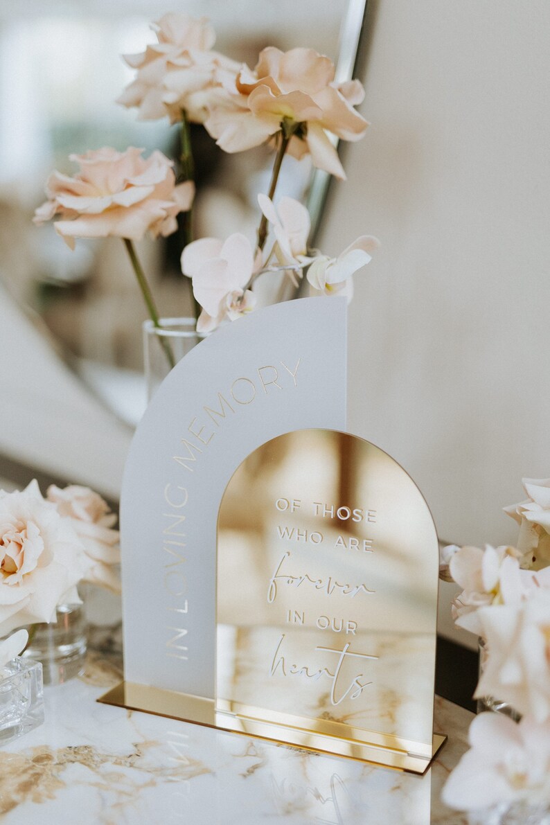 In Loving Memory Sign Wedding Memorial Sign Wedding Table - Etsy