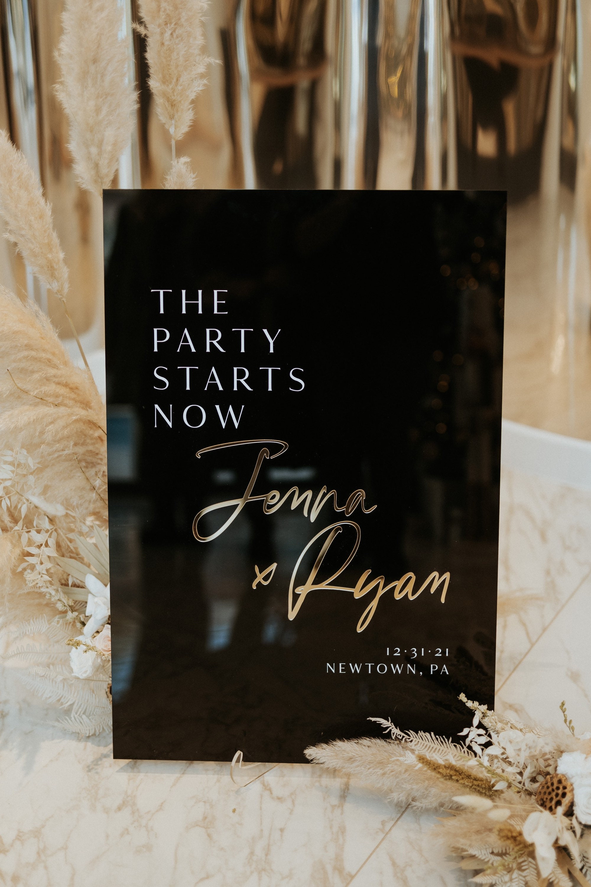 Wedding Welcome Sign Black Wedding Sign 3D Welcome Sign Wedding Signage ...