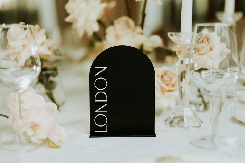 Table Numbers Wedding Black Table Numbers Wedding Table - Etsy
