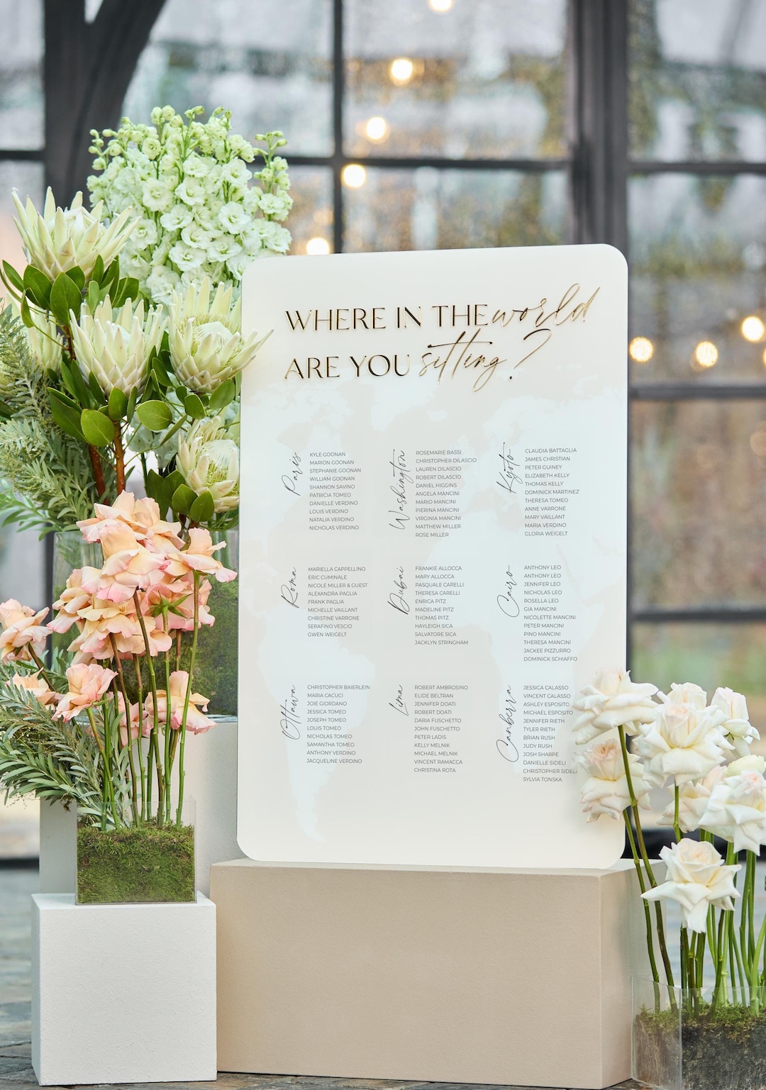 Where in the World Are You Sitting, World Map Seating Chart - Wedding ...