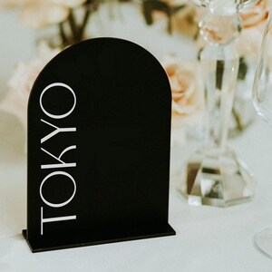 Table Numbers Wedding - Black Table Numbers - Wedding Table Signs ...