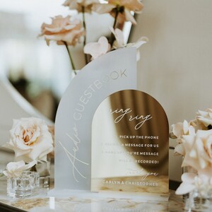 Audio Guestbook Sign - Wedding Signage - Telephone Guestbook Sign ...