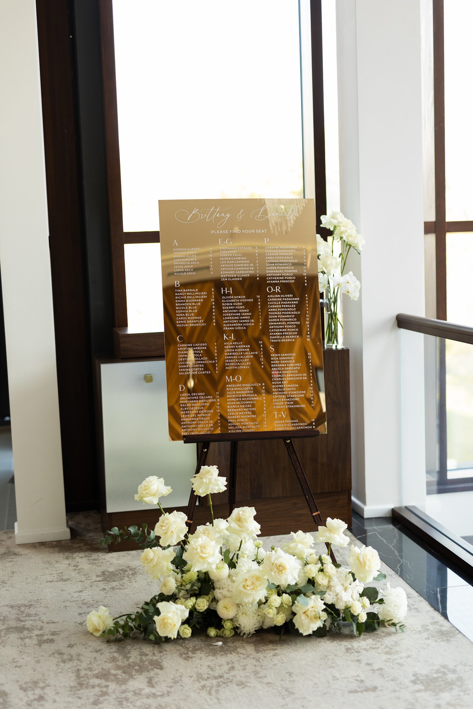 Wedding Seating Chart Alphabetical Order Find Your Seat - Etsy