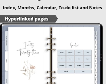 2023 Digital Planner Basic, Goodnotes Planner, iPad Planner, Weekly ...