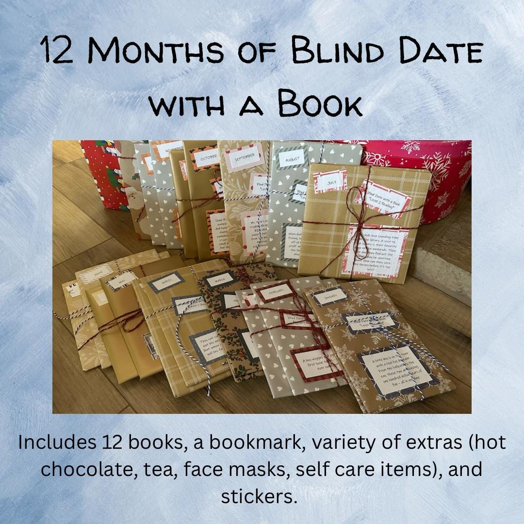 12 Months of Blind Dates With a Book - Etsy