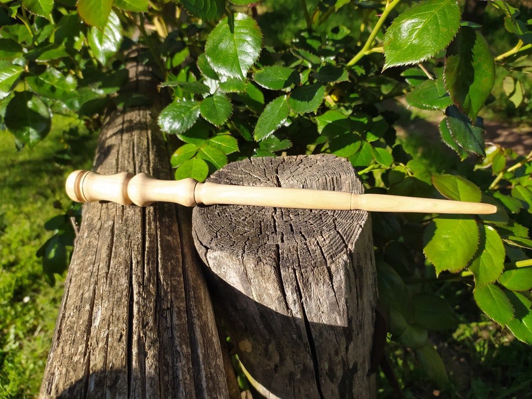 Olive Wood Turned Magic Wand ,magic Wand in Olive Wood - Etsy