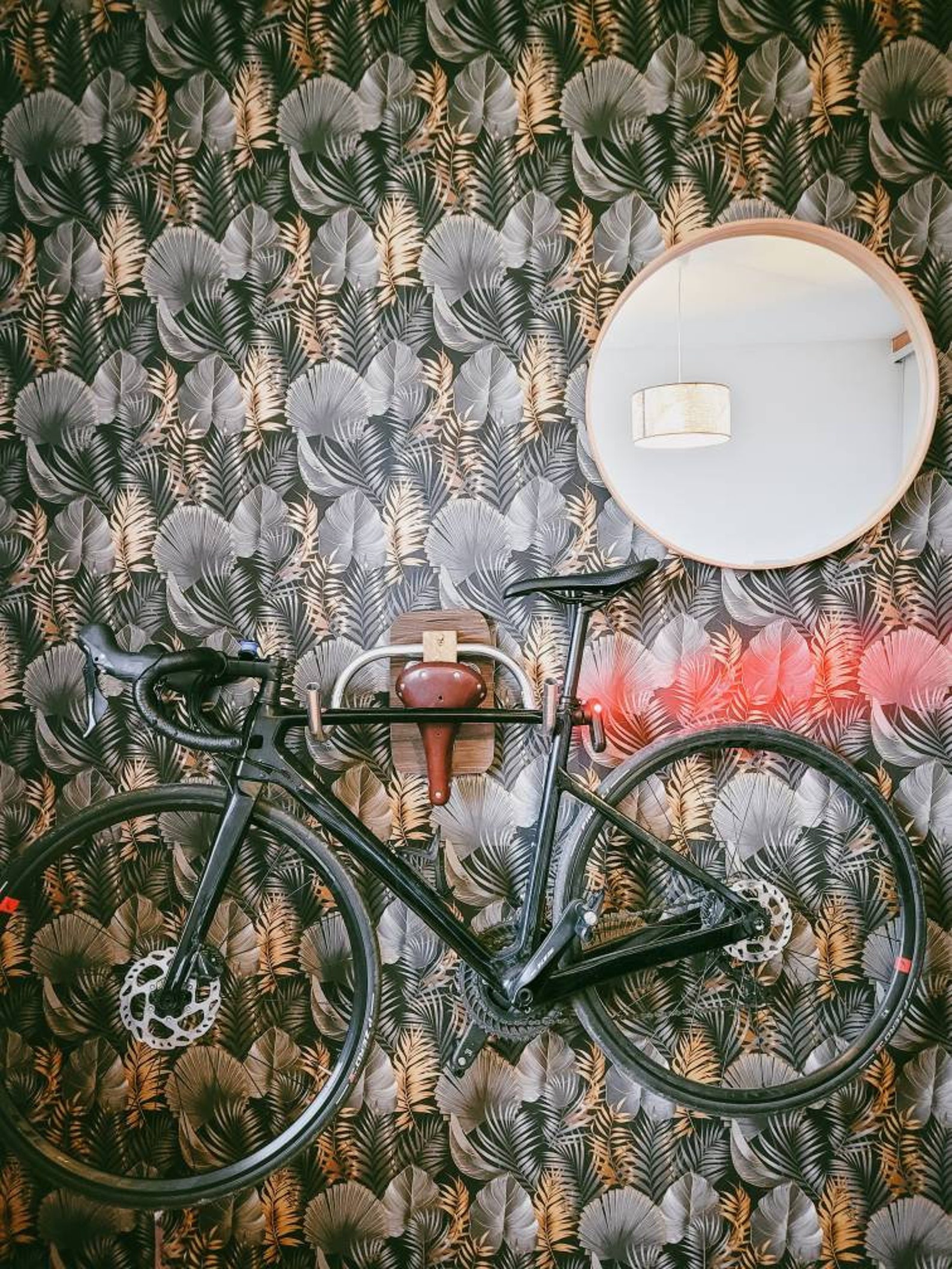 Vintage Deco Bike Holder Wall Mount . Vintage Bike Rack Deco Wall Mount ...