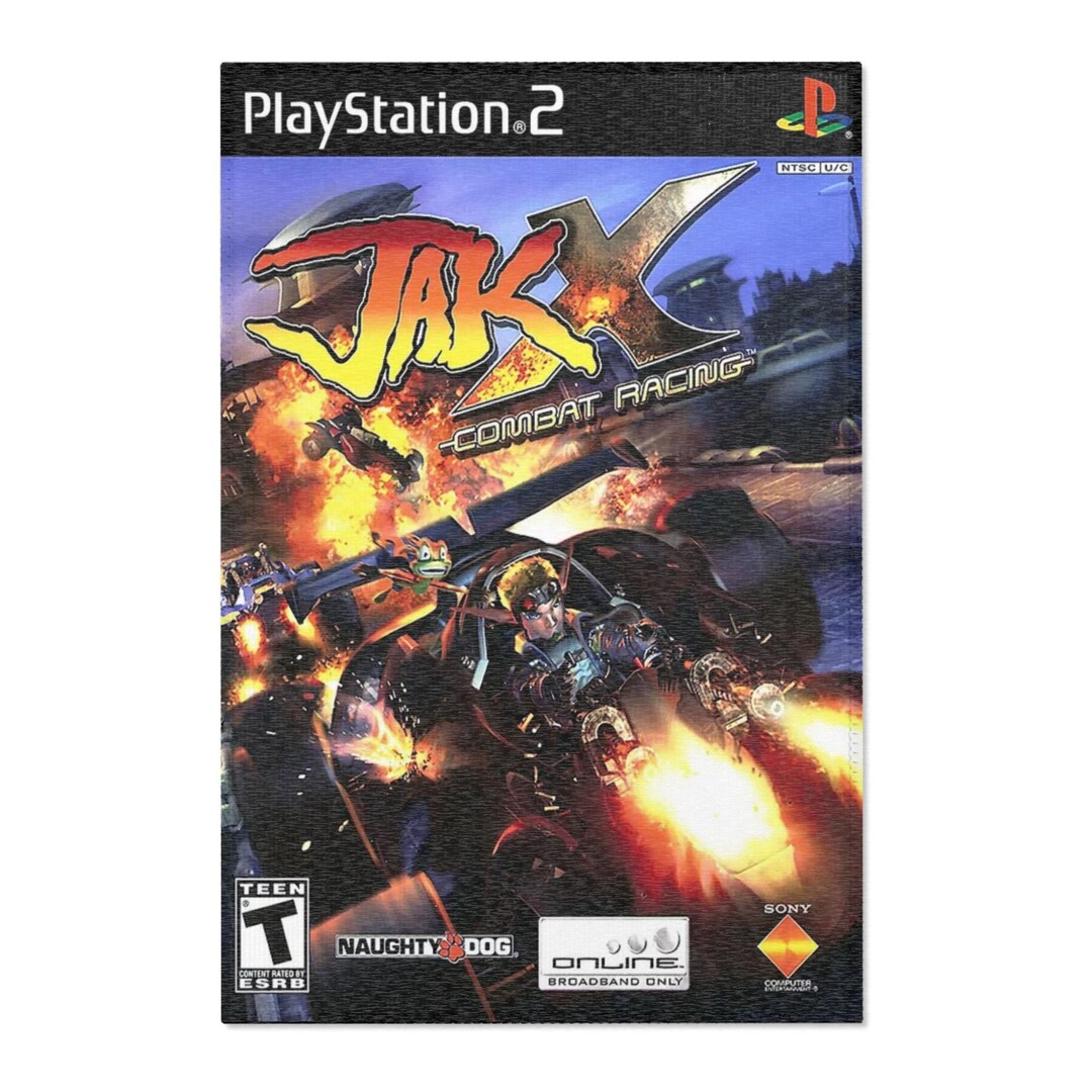 Jak X Video Game Rug, Retro Gaming Rug, Aesthetic Rug, Gamer Room Decor ...