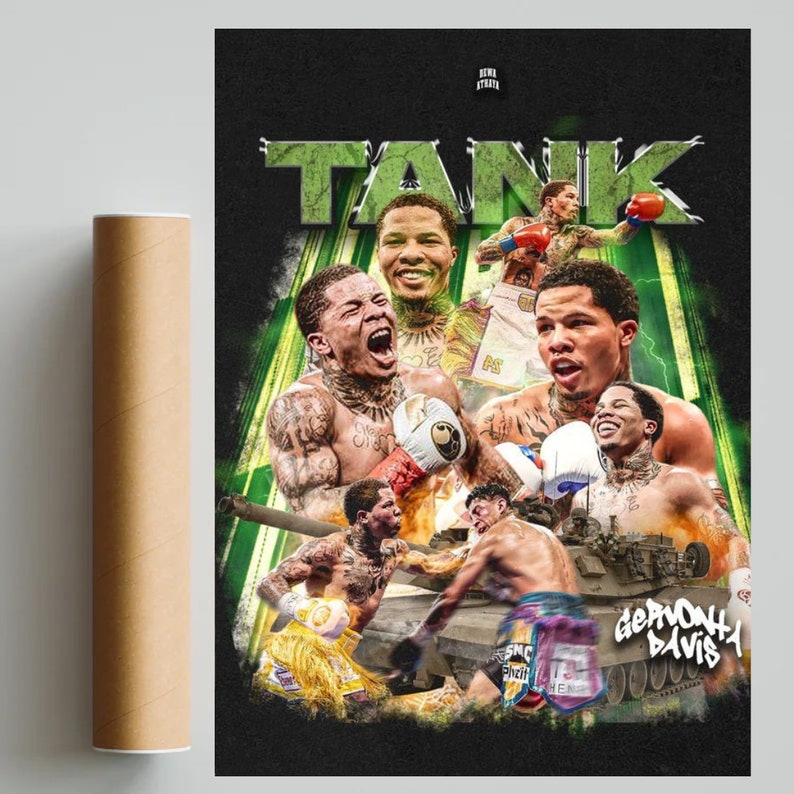 Gervonta tank Davis Iconic Poster, Boxing Poster, Sports Poster, Boxing ...