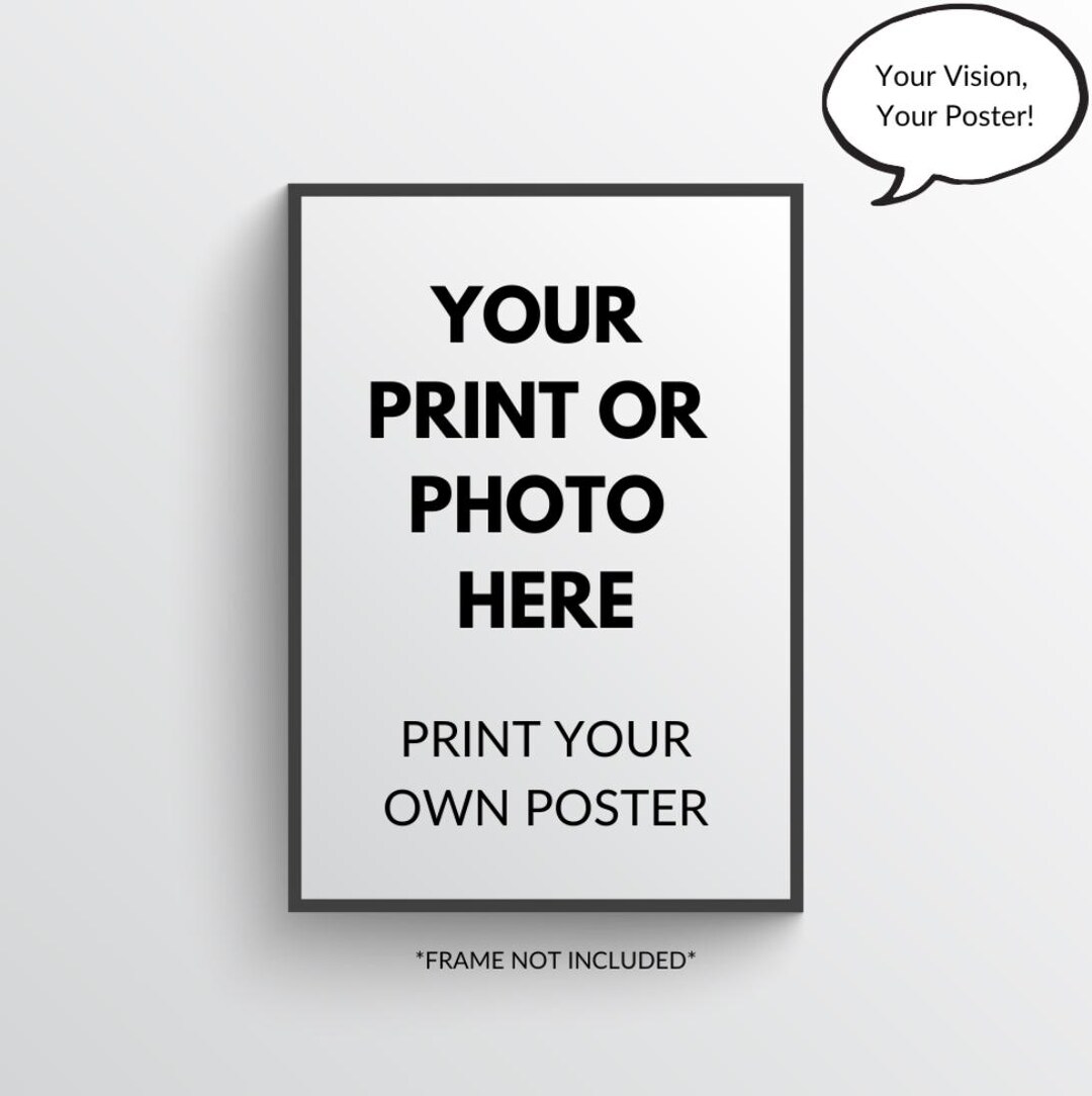 Custom Art Prints, Personalized Poster Prints, High-quality Wall Art ...