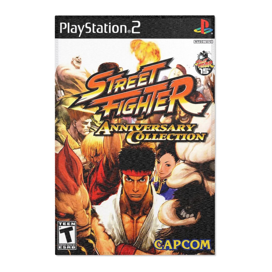 Street Fighter Video Game Rug, Retro Gaming Rug, Aesthetic Rug, Gamer ...