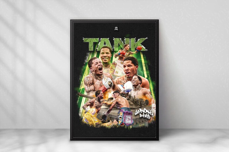 Gervonta tank Davis Iconic Poster, Boxing Poster, Sports Poster, Boxing ...