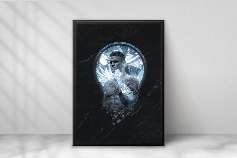 DIGITAL Dustin Poirier 'the Diamond' UFC Poster, MMA Wall Art Boxing ...