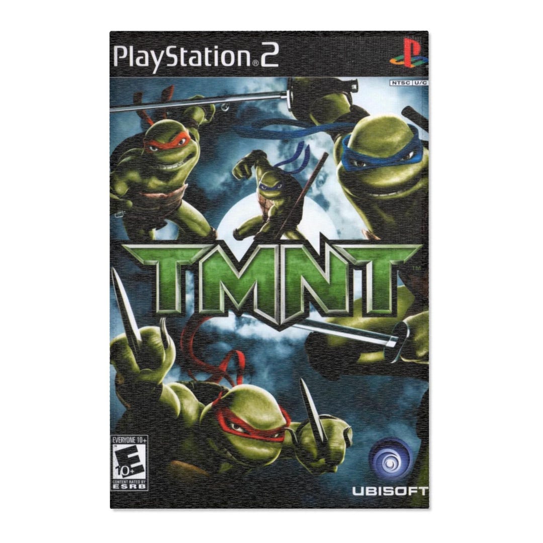 TMNT Video Game Rug, Retro Gaming Rug, Aesthetic Rug, Gamer Room Decor ...