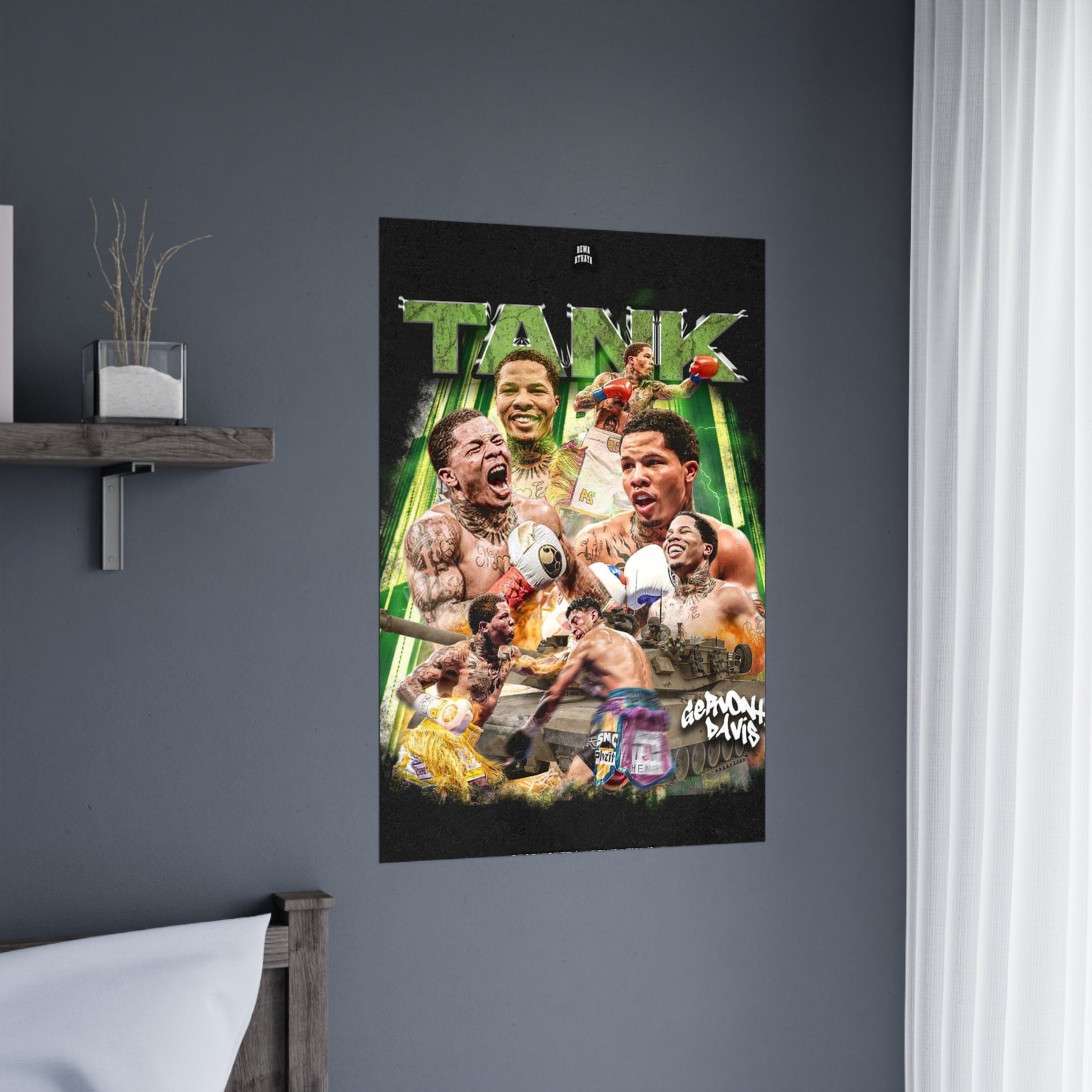 Gervonta tank Davis Iconic Poster, Boxing Poster, Sports Poster, Boxing ...