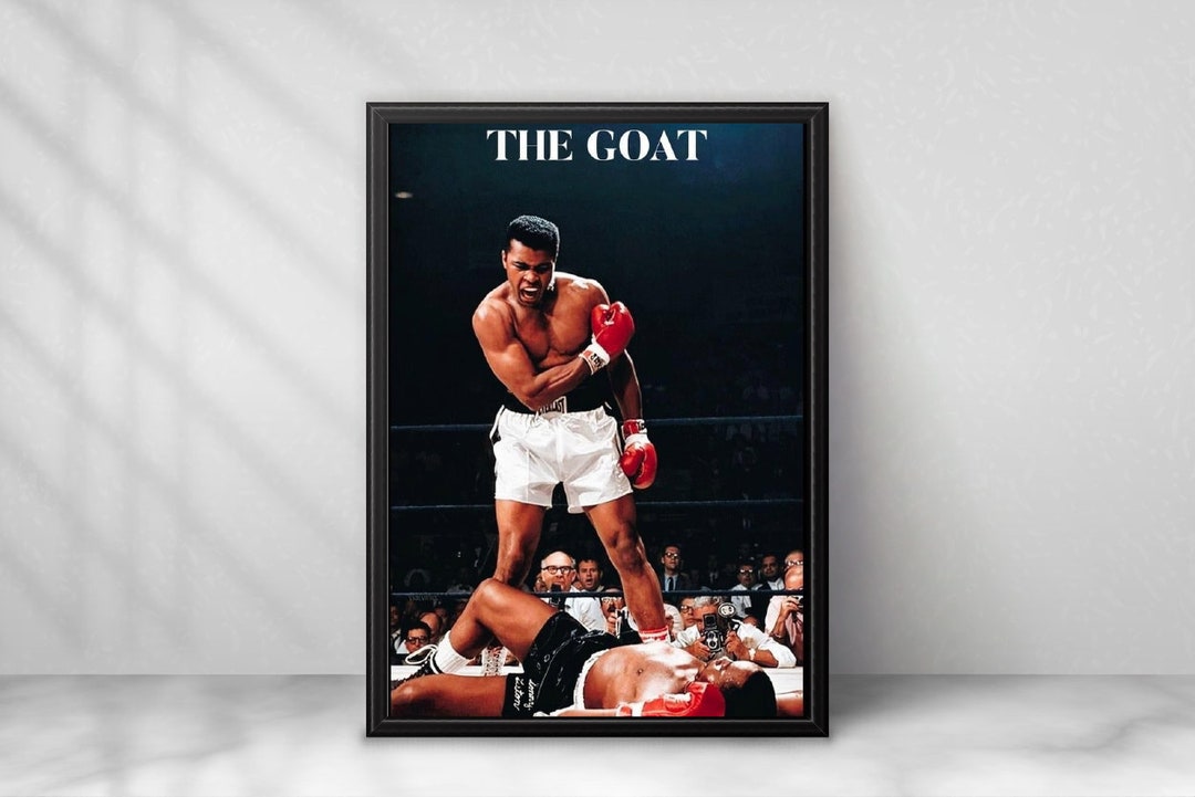 Mohammed Ali Poster, Boxing Poster, Sports Poster, Boxing Wall Art, Mid ...