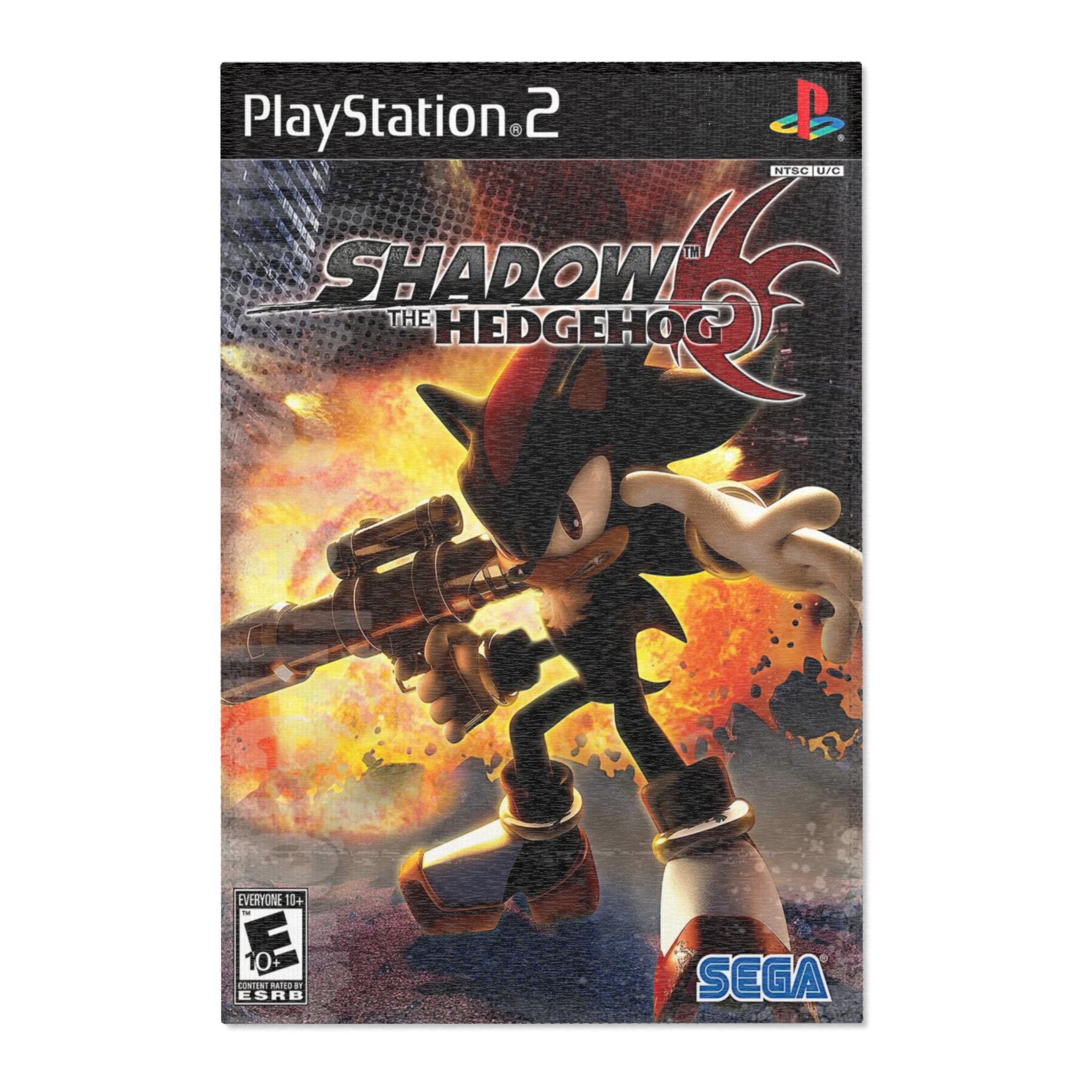 Shadow the Hedgehog Video Game Rug, Retro Gaming Rug, Aesthetic Rug ...