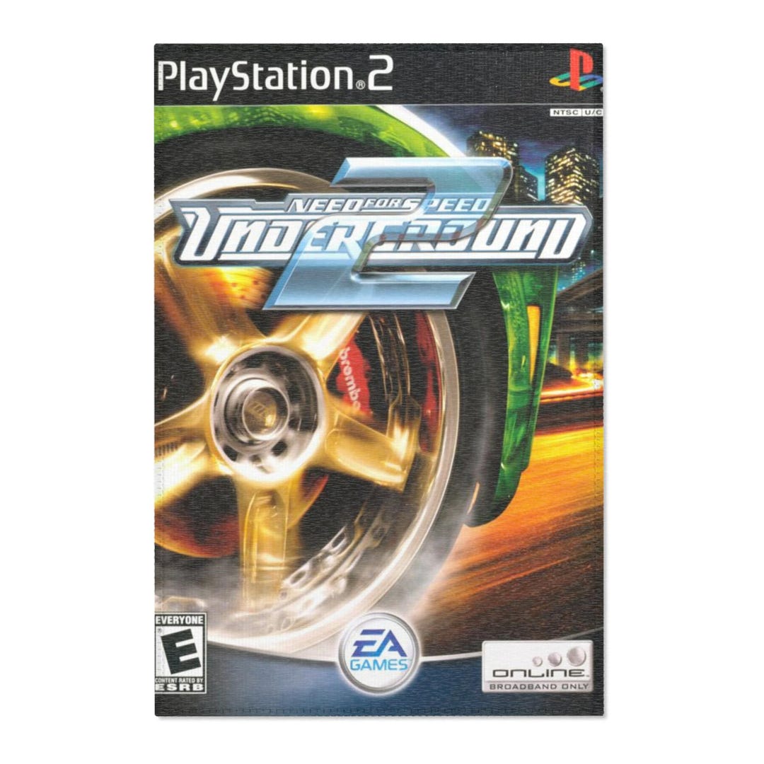 Need for Speed Underground 2 Video Game Rug, Retro Gaming Rug ...