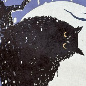 Dumbfounded Hand-printed Linocut Art 29x45,5 Cm - Etsy