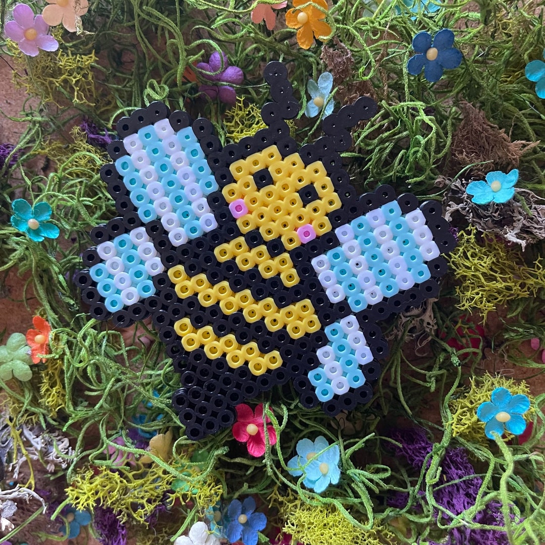 Little Bee Perler Bead Art - Etsy