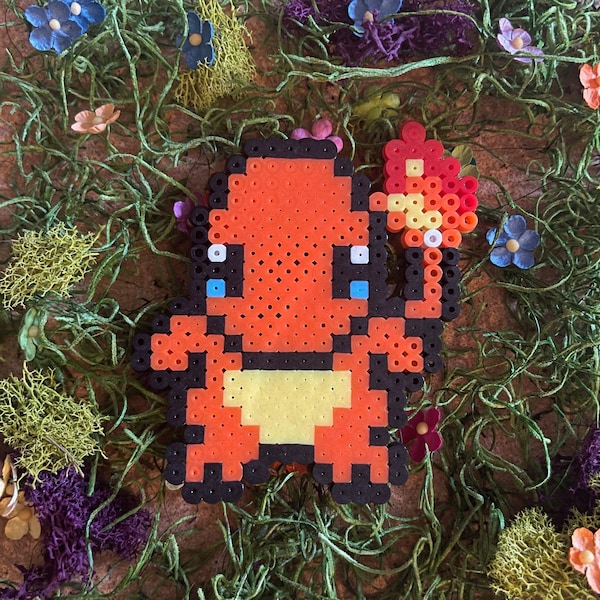 Charmander Pixel Art - Etsy