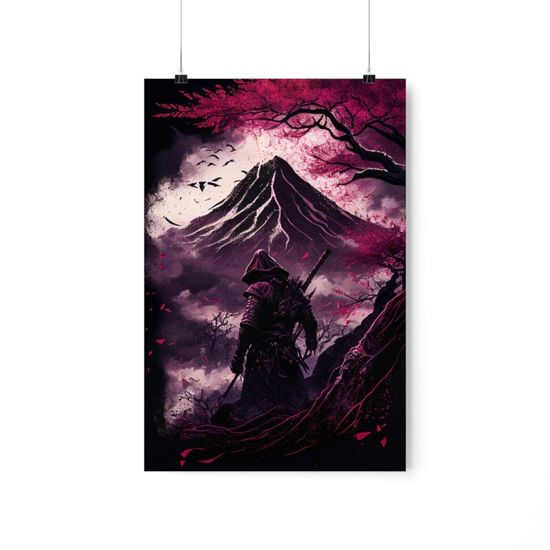 Japanese Samurai Poster - Etsy