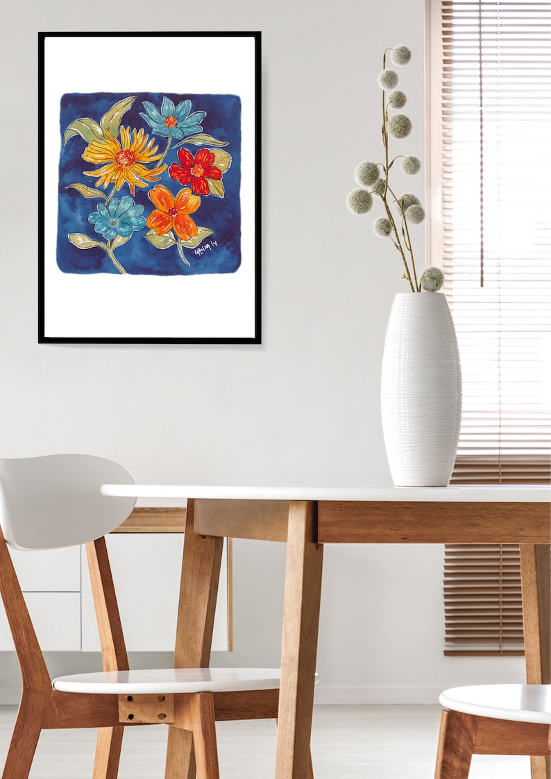Printable Brazilian Painting, Watercolor Painting, Digital Print ...