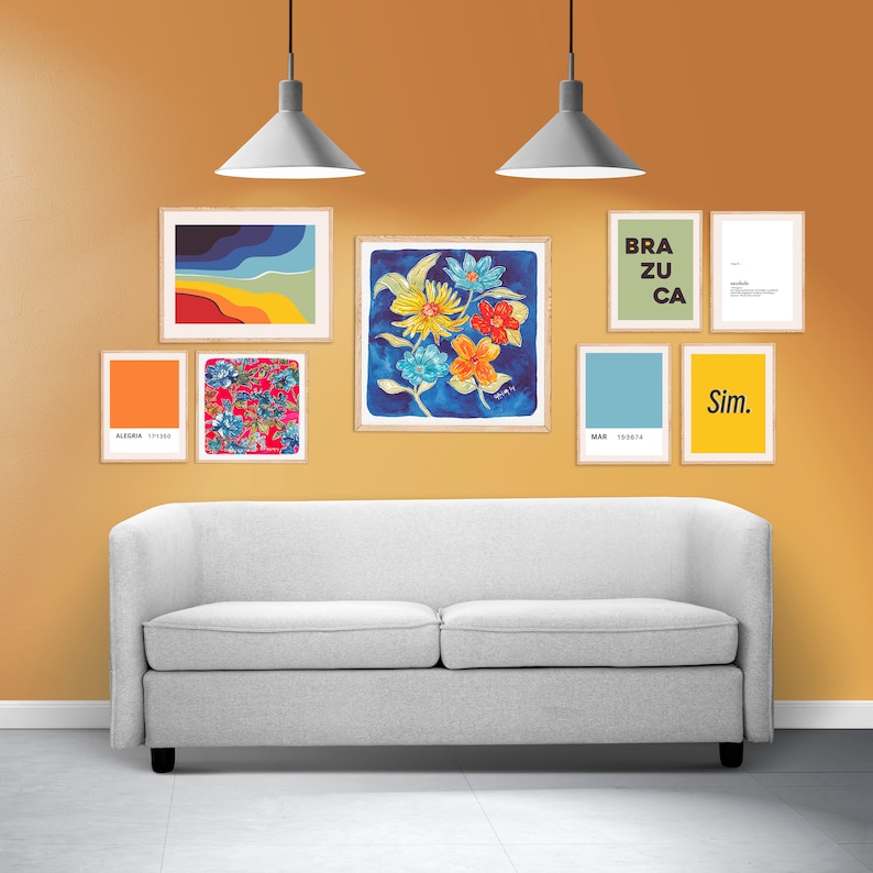 Printable Brazilian Painting, Watercolor Painting, Digital Print ...