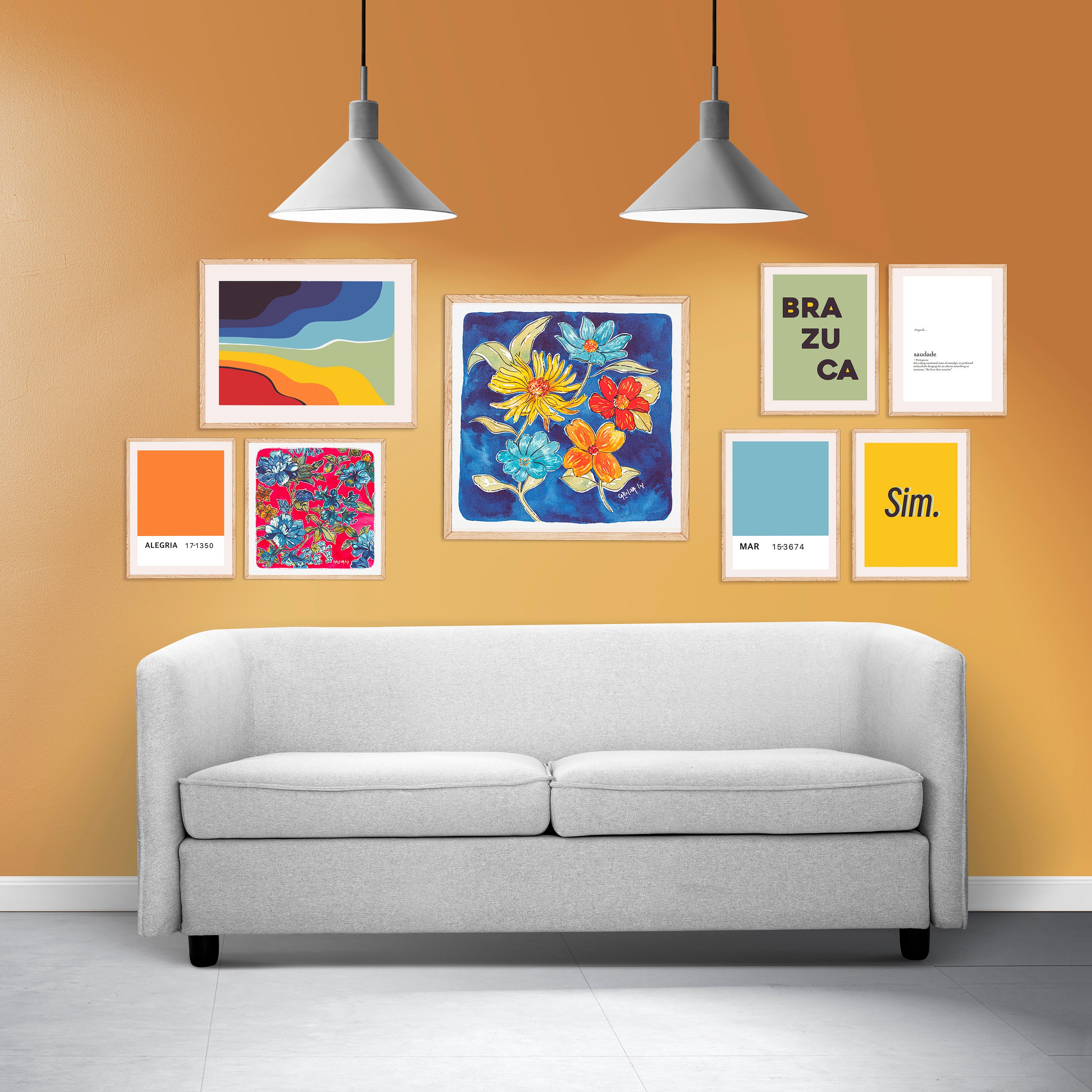 Printable Brazilian Painting, Watercolor Painting, Digital Print ...