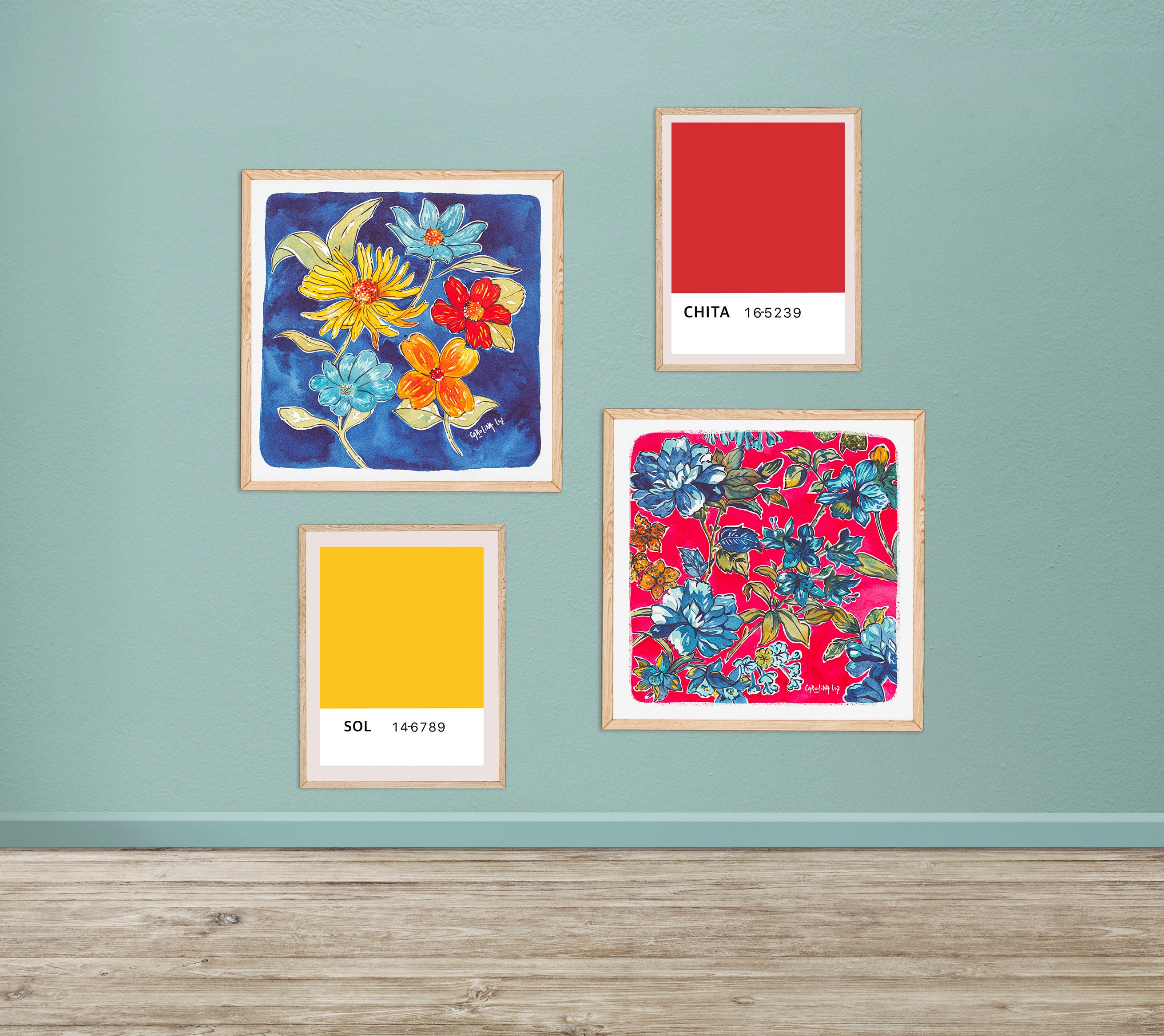 Printable Brazilian Painting, Watercolor Painting, Digital Print ...