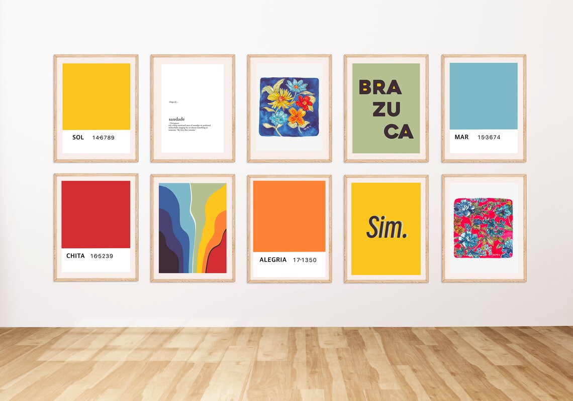 Printable Brazilian Painting, Watercolor Painting, Digital Print ...