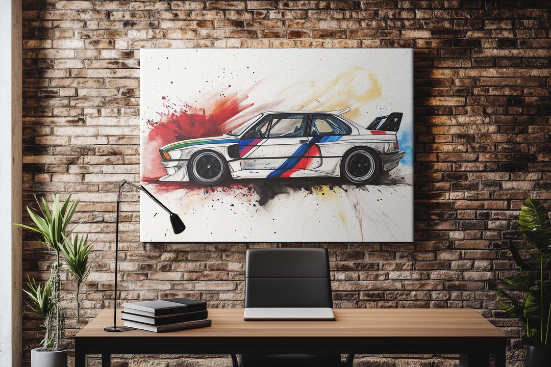 4K | Instant Download | BMW Motorsport Inspired Art Poster & Canvas ...