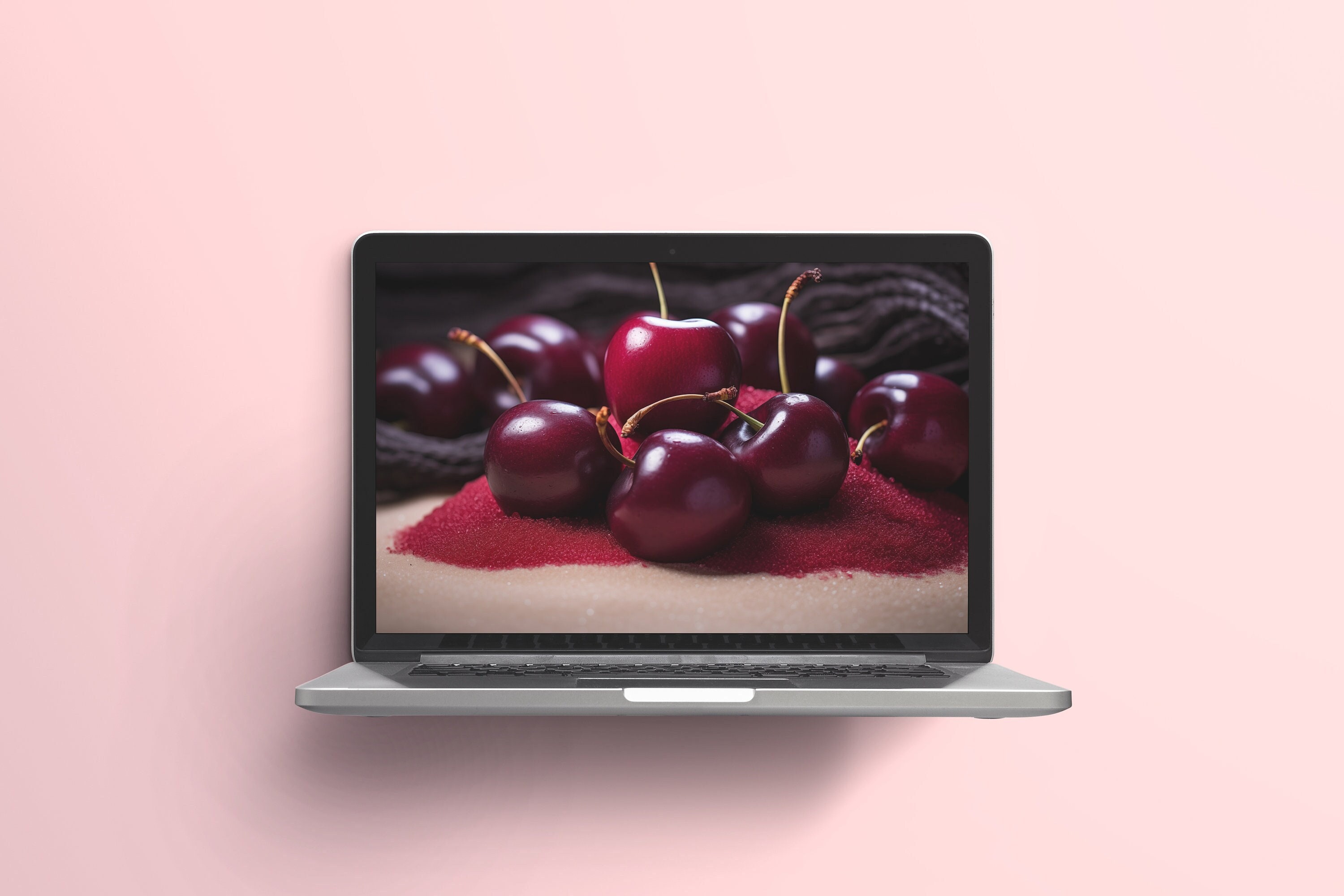 4K Juicy Dark Cherries Fruit Wallpaper for Desktop and Laptop Super ...