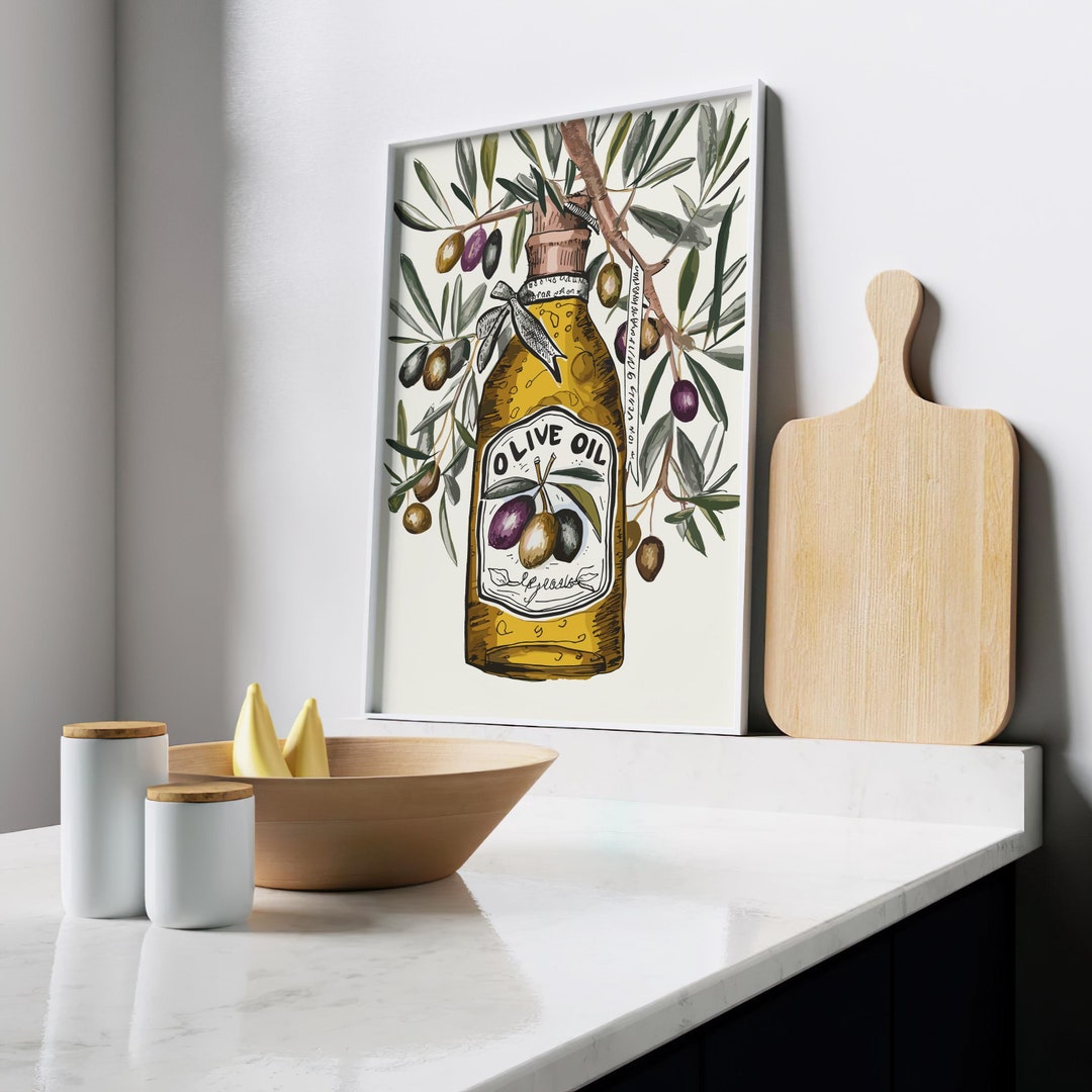 Picture With Olives Poster Spices Picture Kitchen Poster Olive Kitchen ...