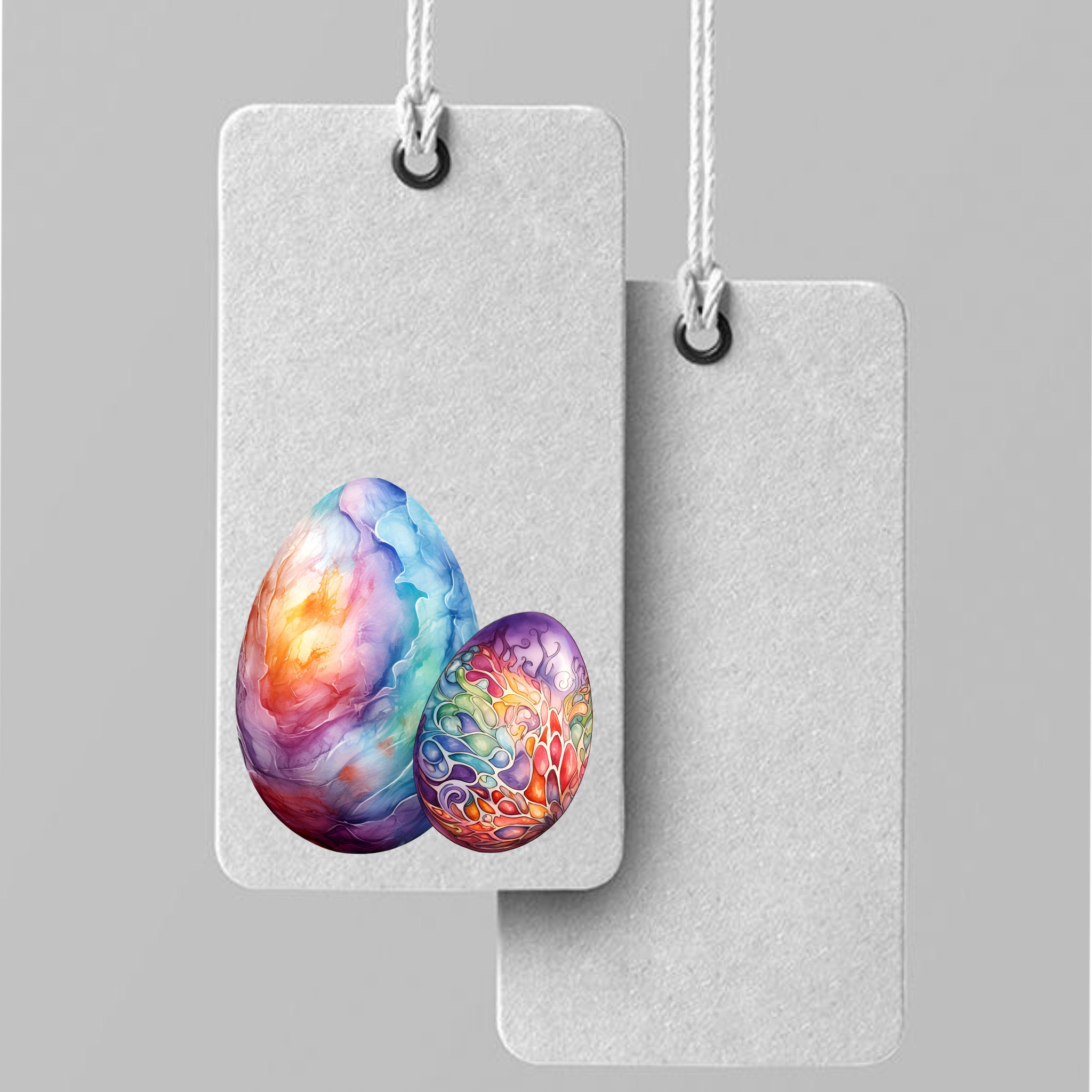 Easter Eggs Watercolor Clipart, Easter Clipart, Set of Digital PNG ...