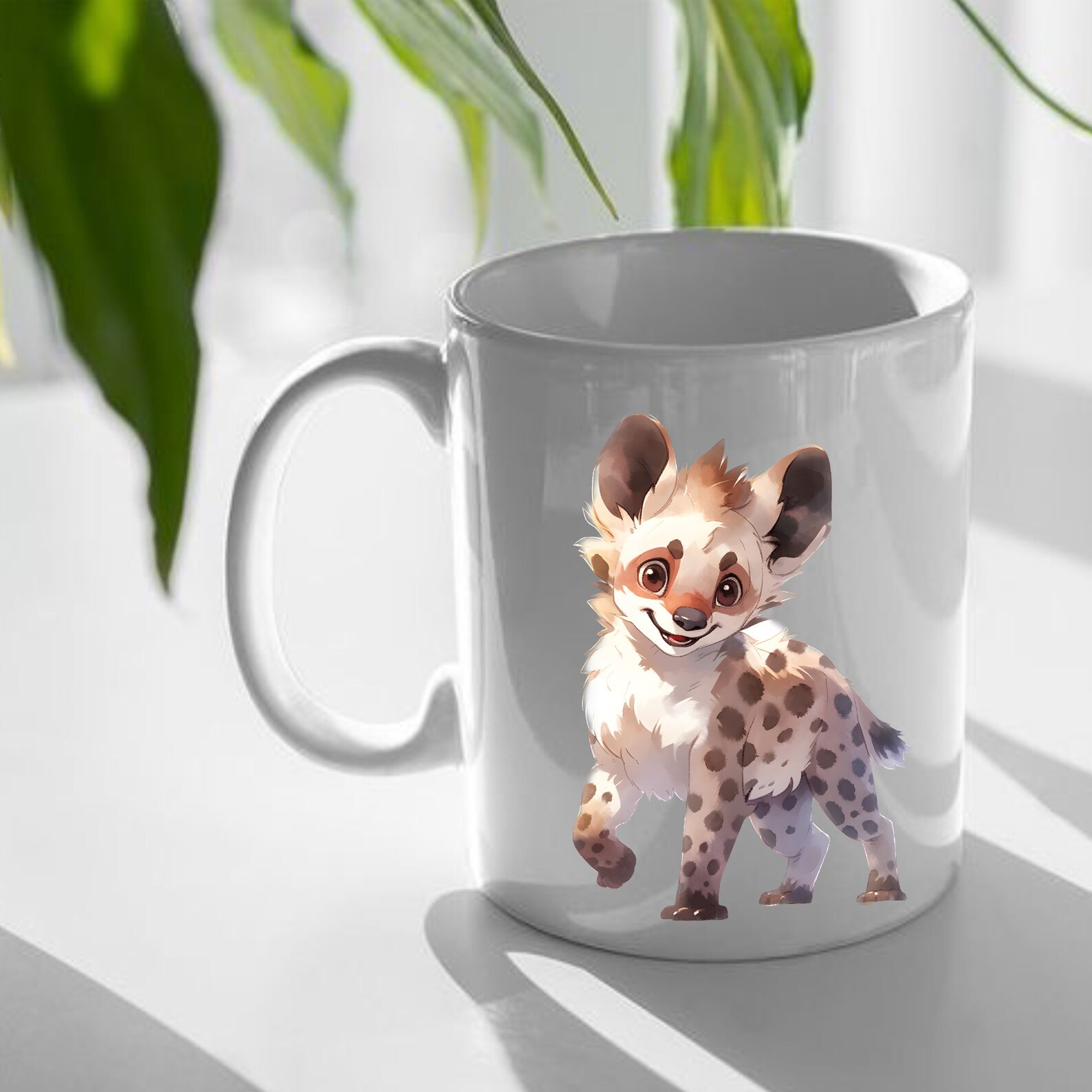 Hyenas Watercolor Clipart, Safari Animals Clipart, Set of Digital PNG ...