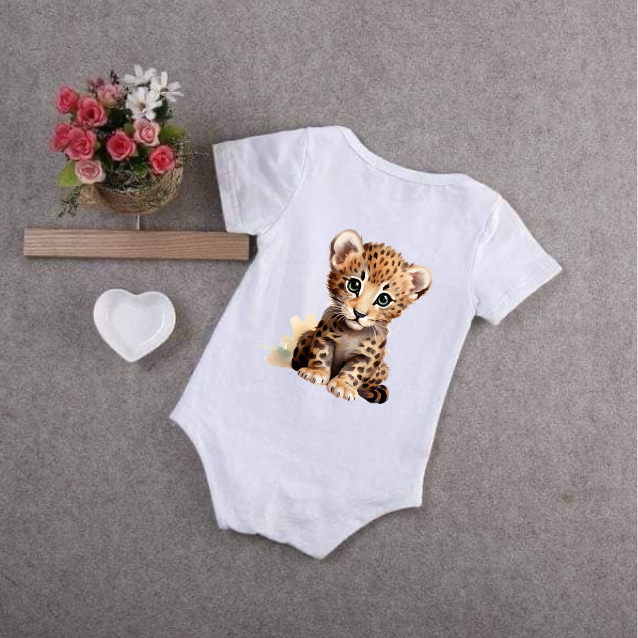 Leopard Watercolor Clipart, Safari Animals Clipart, Set of Digital PNG ...