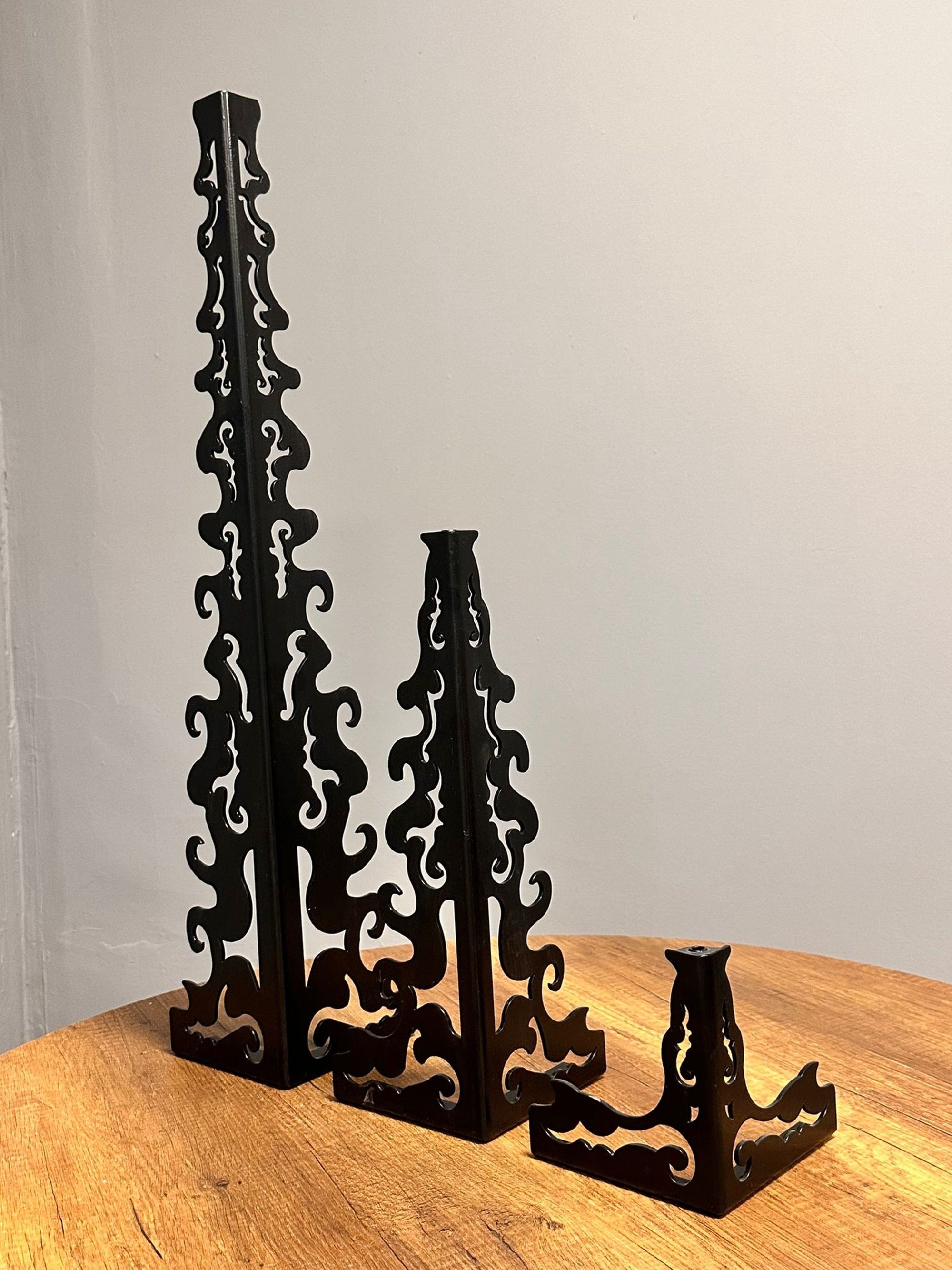 Modern Metal Table Legs Set of 4 Laser Cut Table Legs - Etsy