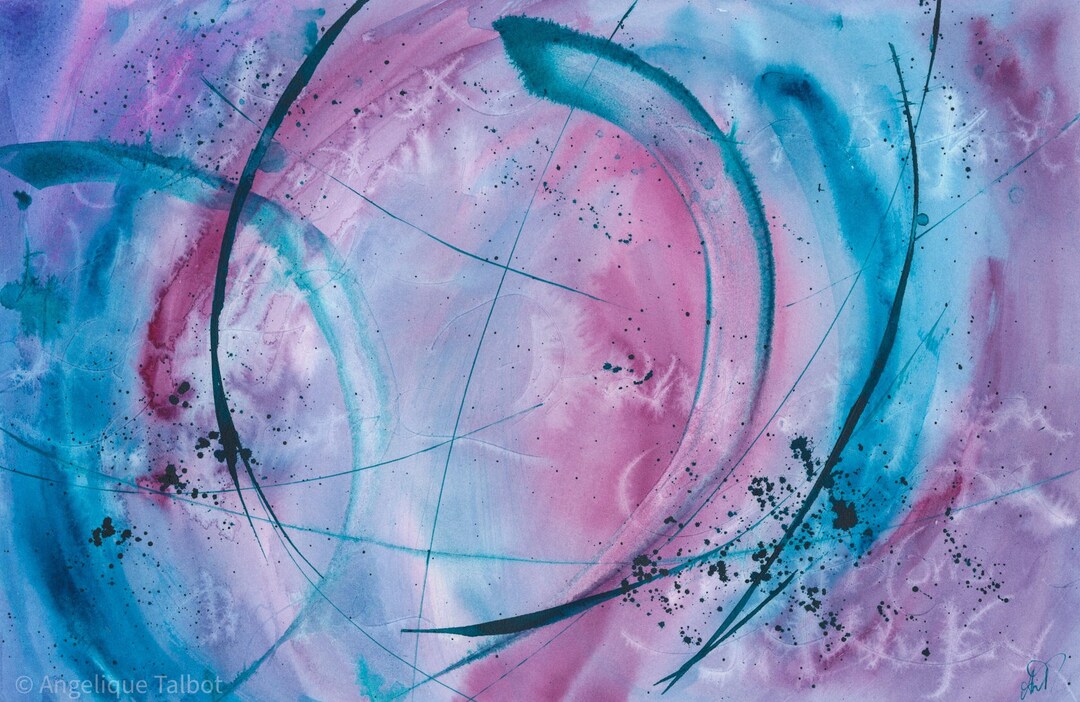 Limited Edition A3 Giclée Art Print - Abstract Watercolour, Abstract ...