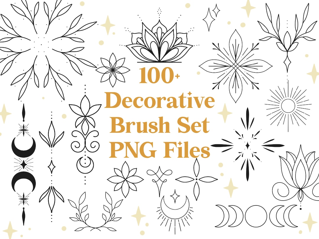 100+ Decorative Tattoo Clipart | Ornamental PNG Stamps | Mandala PNG ...
