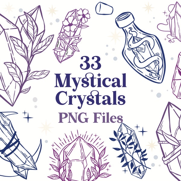 Crystal Drawing - Etsy