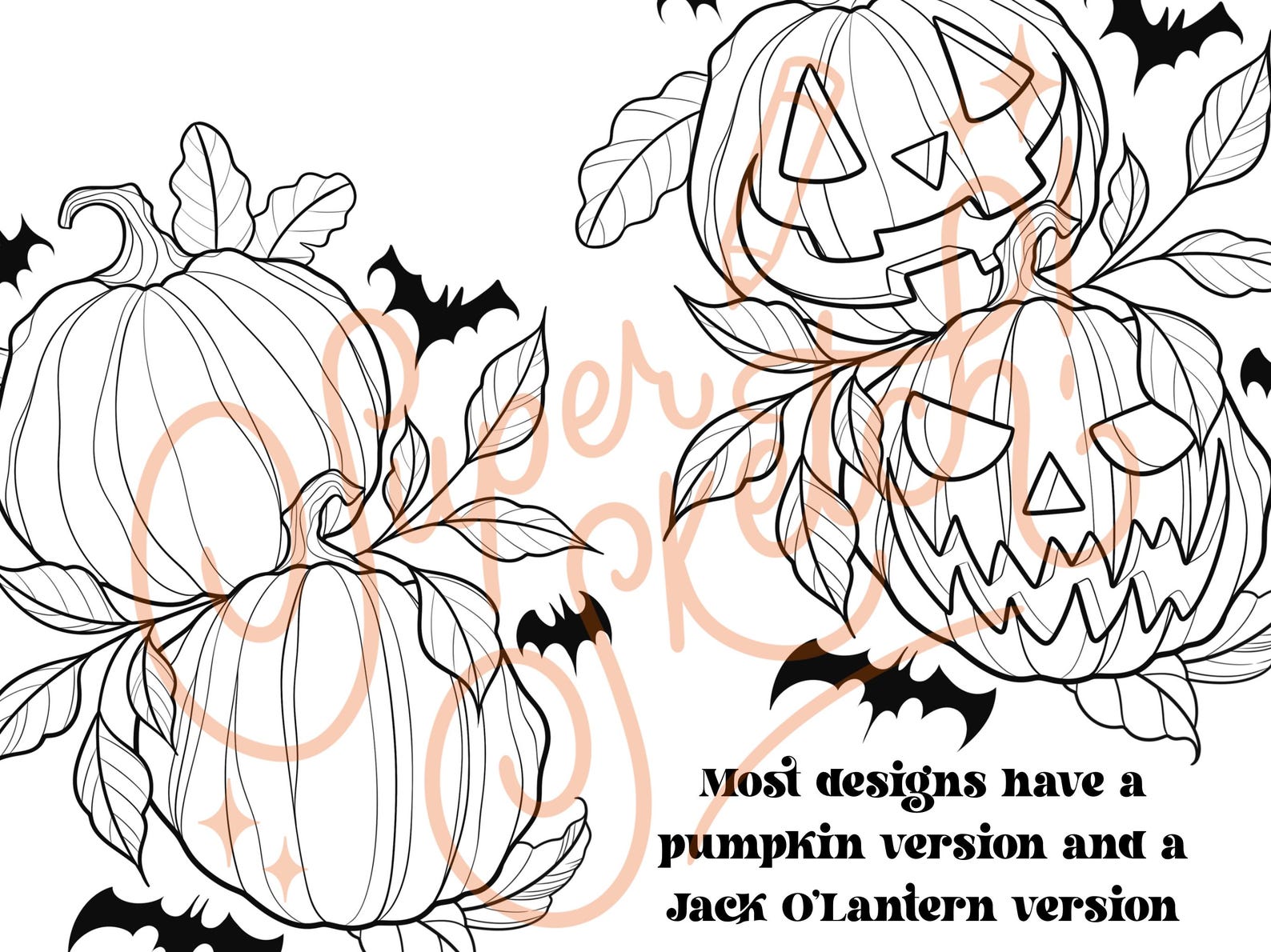 25 Pumpkin Tattoo Designs Procreate Brush Stamps | Halloween Tattoo ...