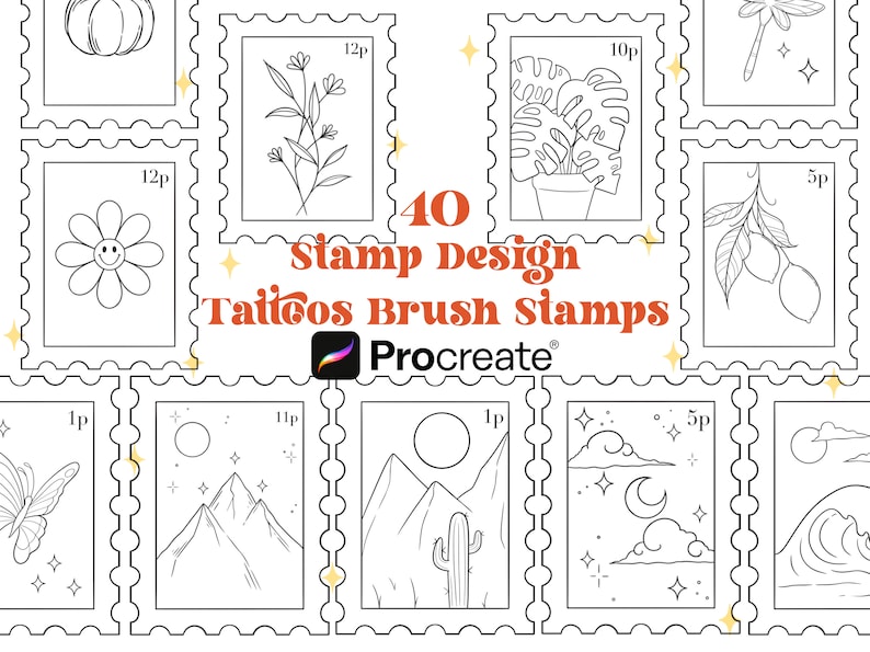 40 Stamp Designs Procreate Tattoos | Postage Stamp Tattoo Designs ...