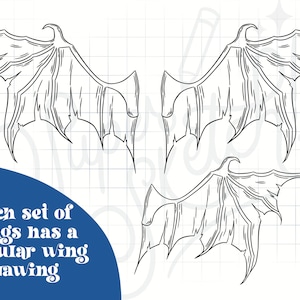 54 Wings PNG Files | Angel Wings Clip Art | Bat Wings Clipart | Fae ...