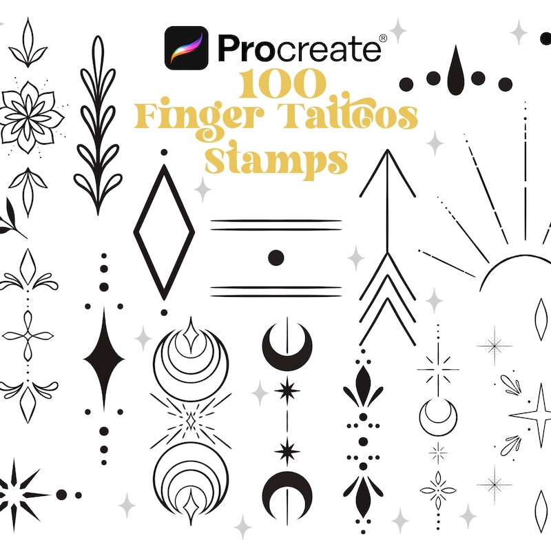 Small Tattoo Stencils - Etsy