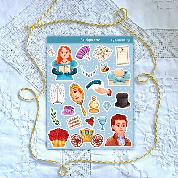 Bridgerton Planner Stickers - Etsy