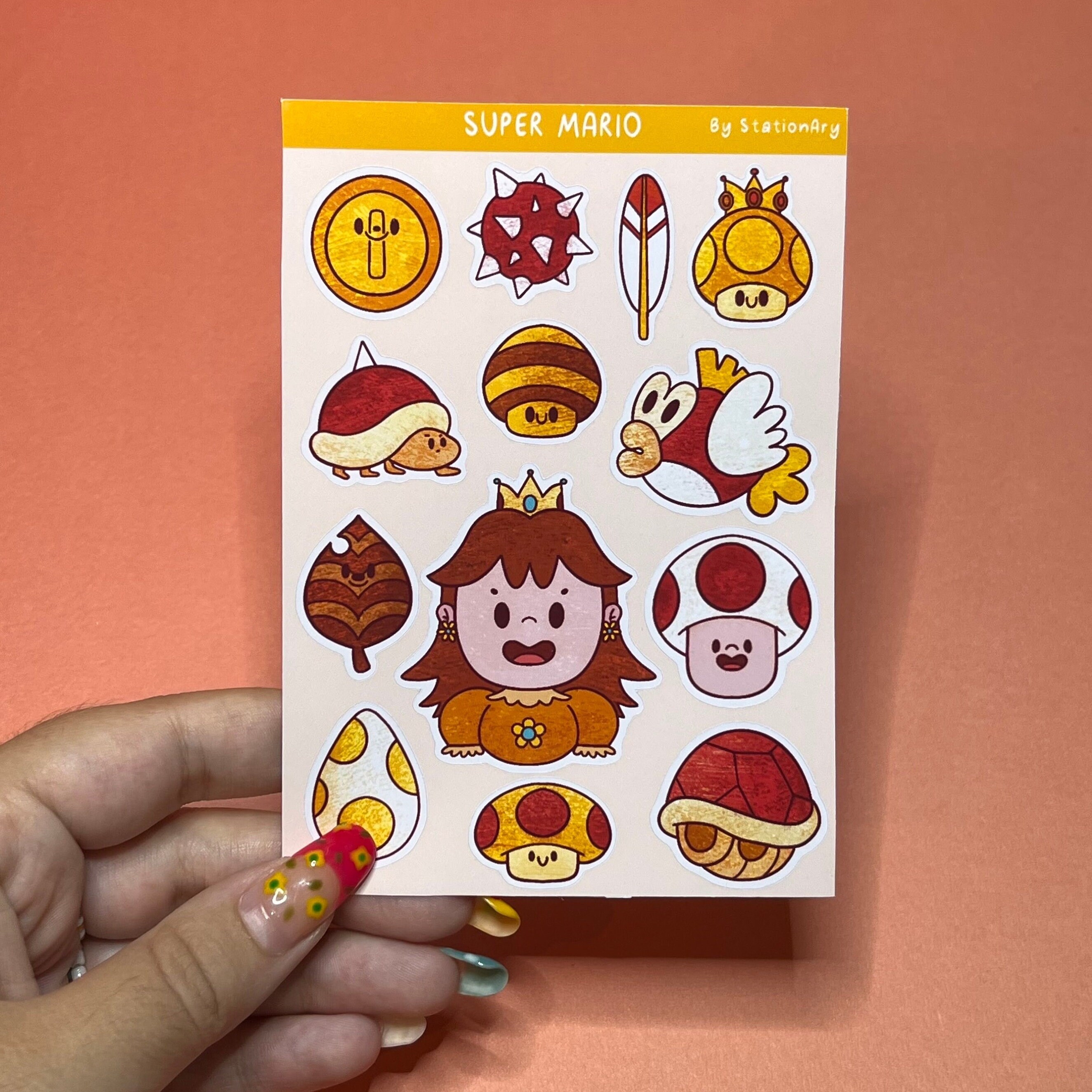 Super Mario Stickers Sheets Nintendo Switch Stickers for - Etsy
