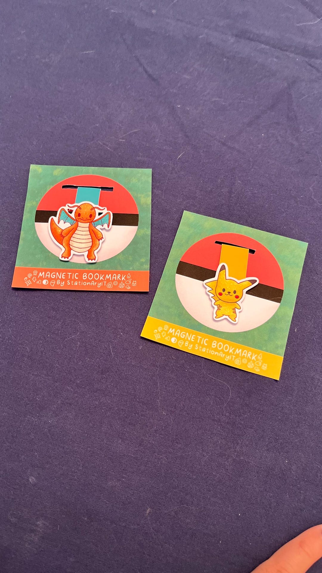 Pokémon Magnetic Bookmarks, Pikachu, Dragonite, Bookmark, Book, Reading ...