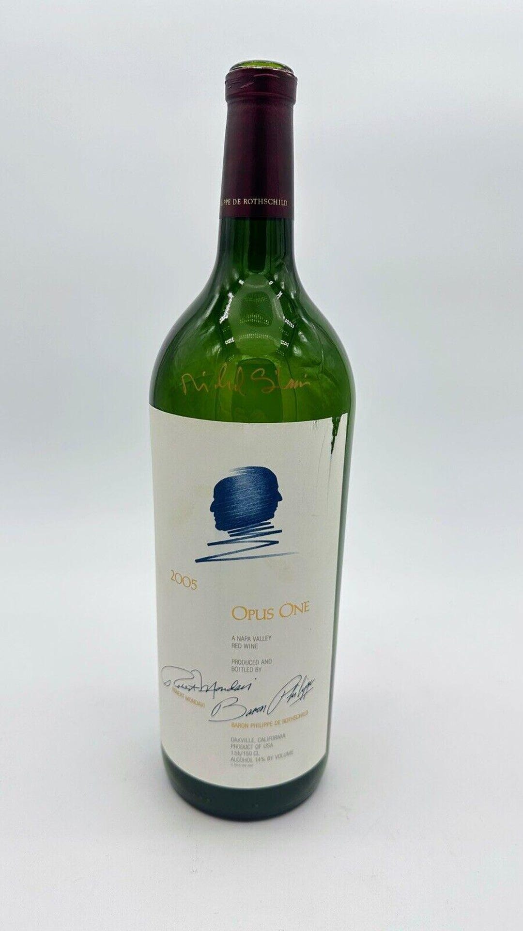 Rare Signed Winemaker Michael Silacci 2005 Opus One Empty Wine Bottle HTF - Etsy