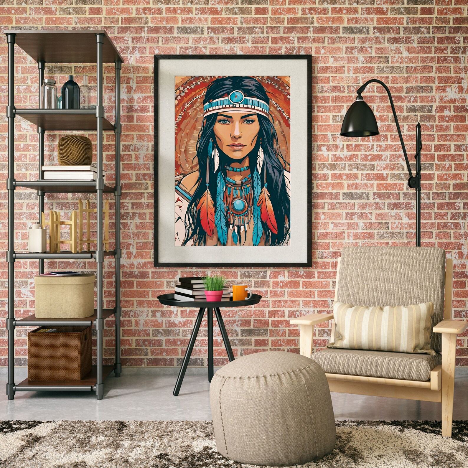 Native American Wall Art, Native American Svg, Native American Art ...
